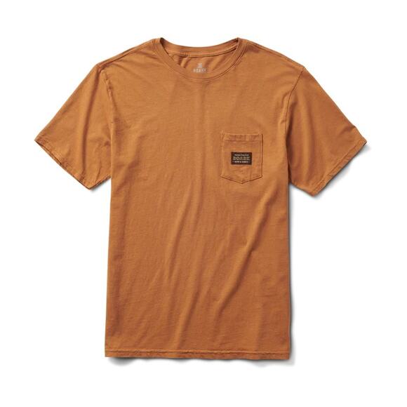 Roark | Shirts | Nwt Roark Label Pocket Premium Tee In Pignoli Brown Sz ...